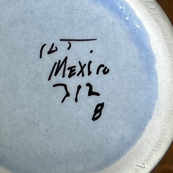 Tonalá Pottery | Accents | Tonal Mexico Pottery Cylinder Vase Cobalt ...